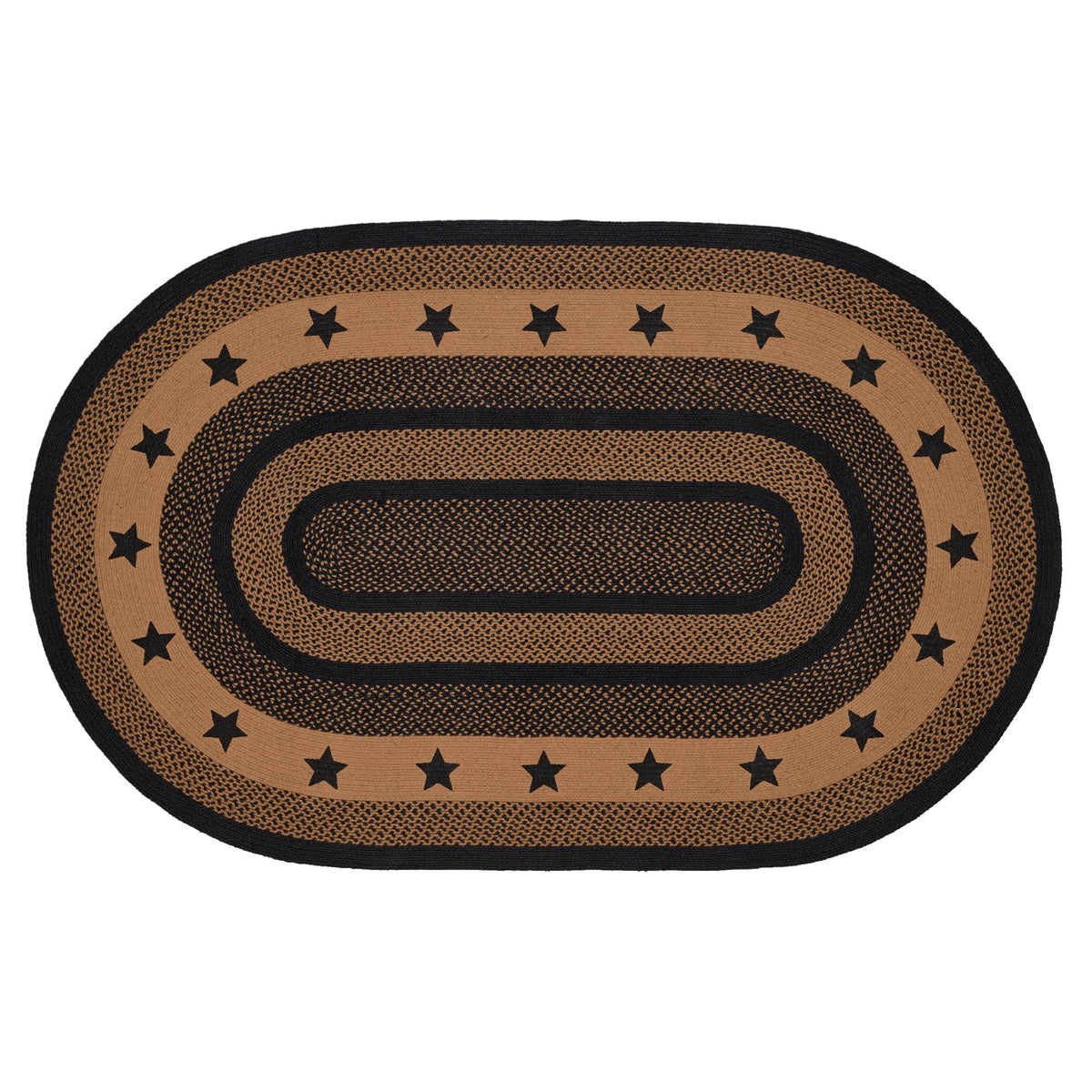 81343-Farmhouse-Jute-Rug-Oval-Stencil-Stars-w-Pad-60x96-detailed-image ...
